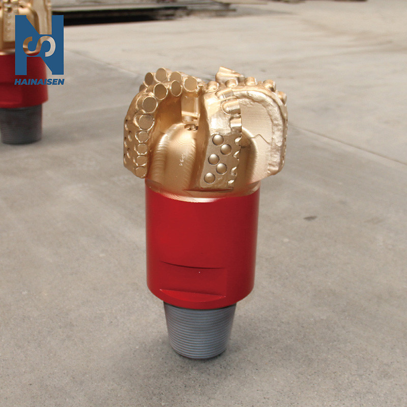 Double Row Steel Body PDC Bit 8.5 Inch Helical Blade Fixed Cutter Drill ...