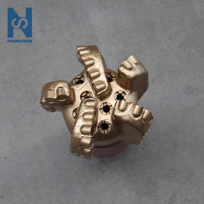 Double Row Steel Body PDC Bit 8.5 Inch Helical Blade Fixed Cutter Drill ...